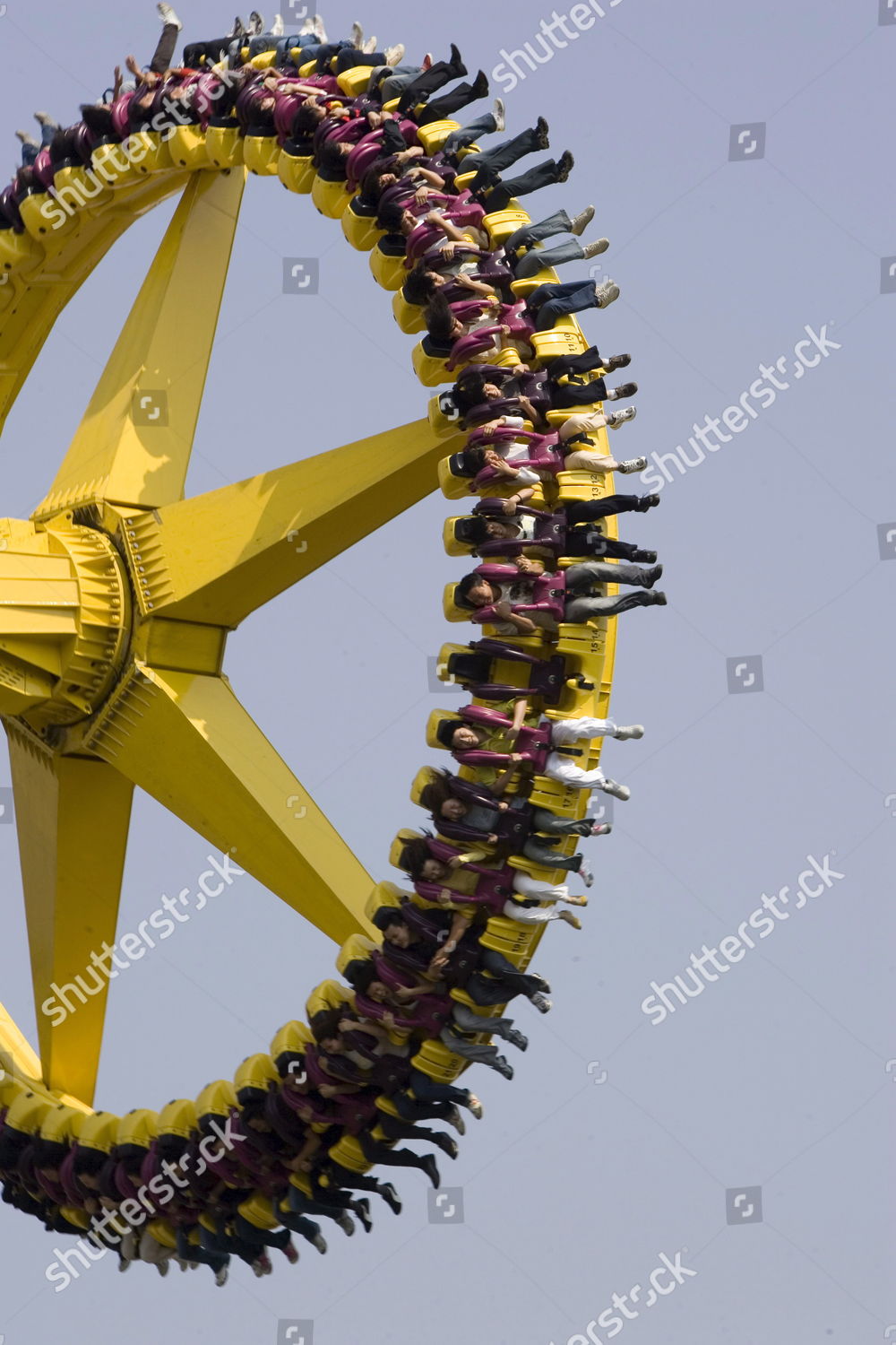 Visitors Happy Valley Amusement Park Beijing Editorial Stock Photo ...