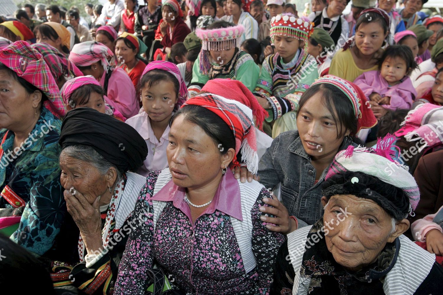 Chinese Christians Lisu Ethnic Minority Attend Editorial Stock Photo - Stock Image | Shutterstock