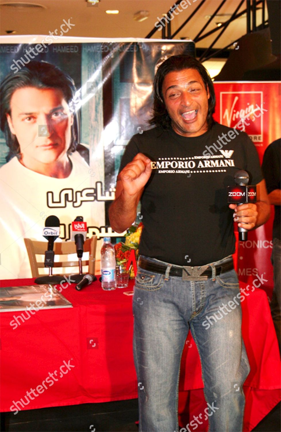 Libyan Singer Hamid Al Shaery Poses Editorial Stock Photo - Stock Image ...