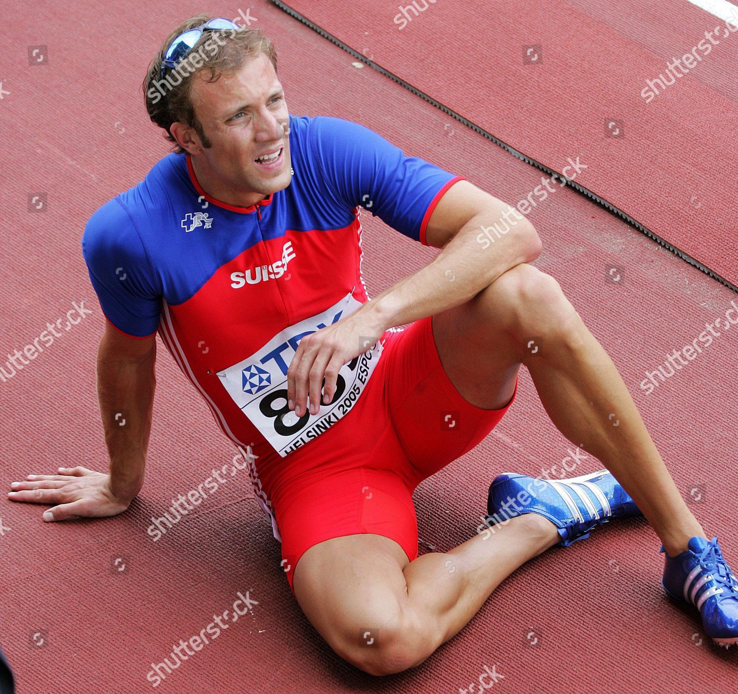 Swiss Pierre Lavanchy After His 400m Editorial Stock Photo - Stock ...