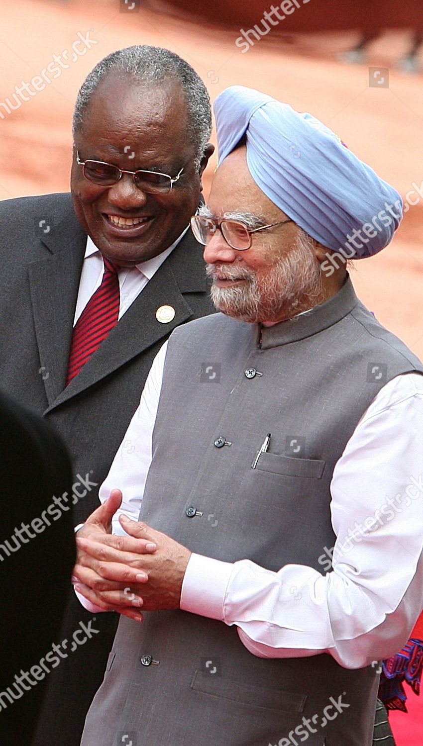 President Namibia Hifikepunye Pohamba L Indian Editorial Stock Photo ...
