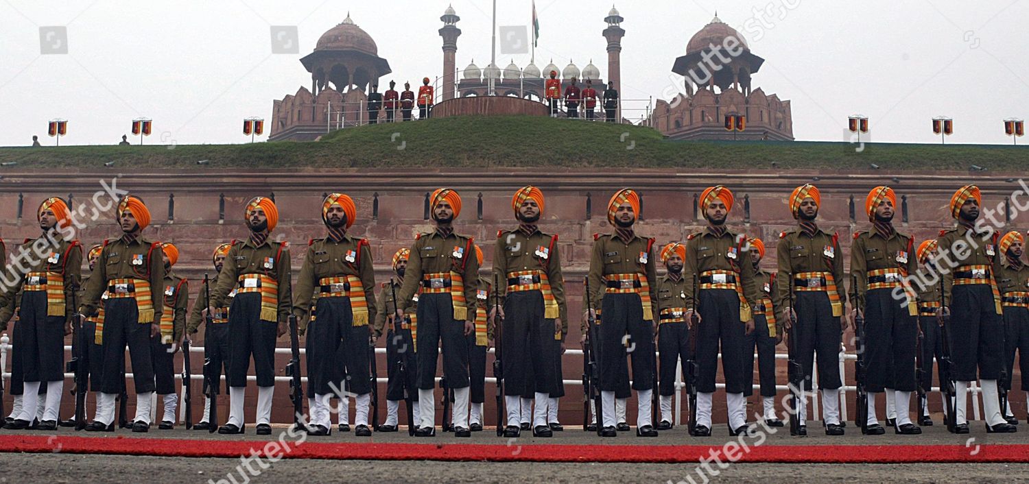 Members Indian Sikh Light Infantry Parade Editorial Stock Photo - Stock ...