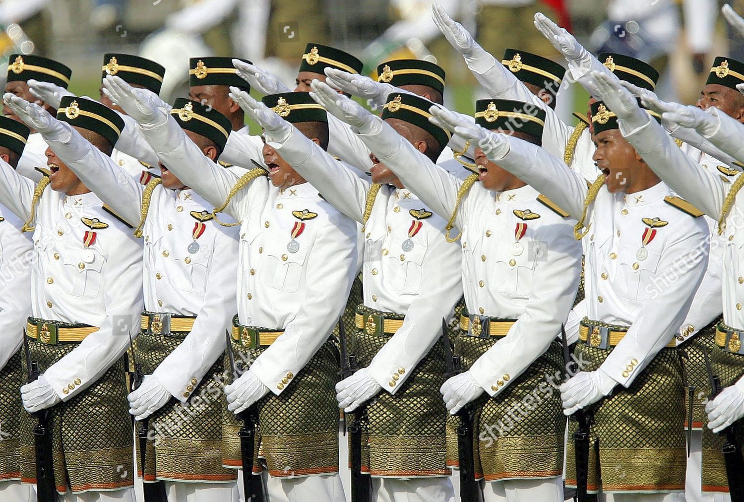 Memebers Fo Malaysian Army Salute King Editorial Stock Photo Stock memebers-fo-malaysian-army-salute-king-editorial-stock-photo-stock