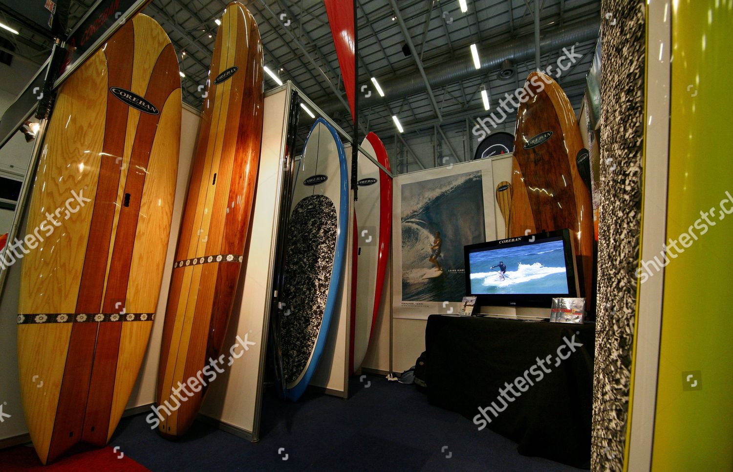 Coreban Stand Paddle Boards On Display Editorial Stock Photo - Stock ...