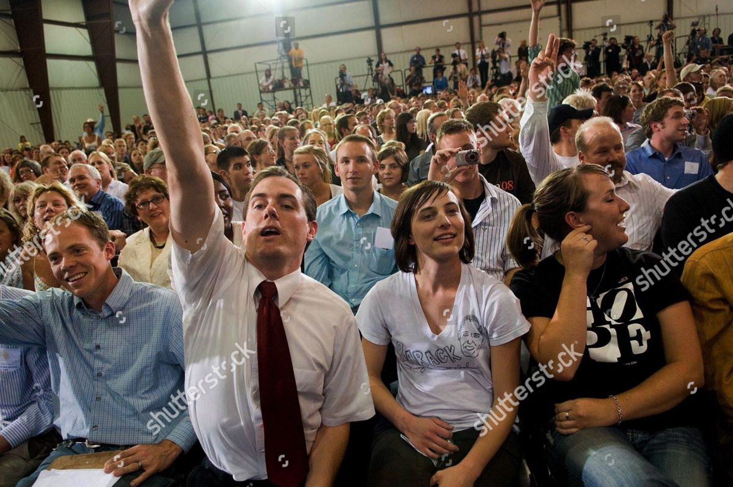 Attendees Raise Their Hands Ask Questions Editorial Stock Photo - Stock ...
