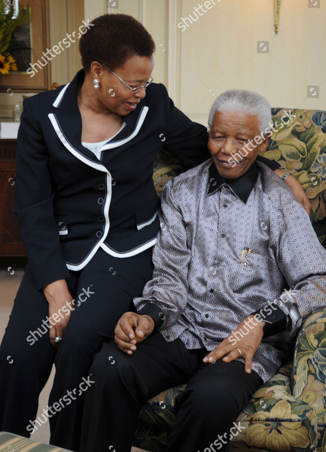 Graca Machel Nelson Mandela Editorial Stock Photo - Stock Image ...