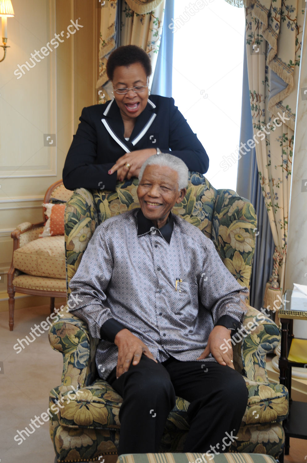 Graca Machel Nelson Mandela Editorial Stock Photo - Stock Image ...