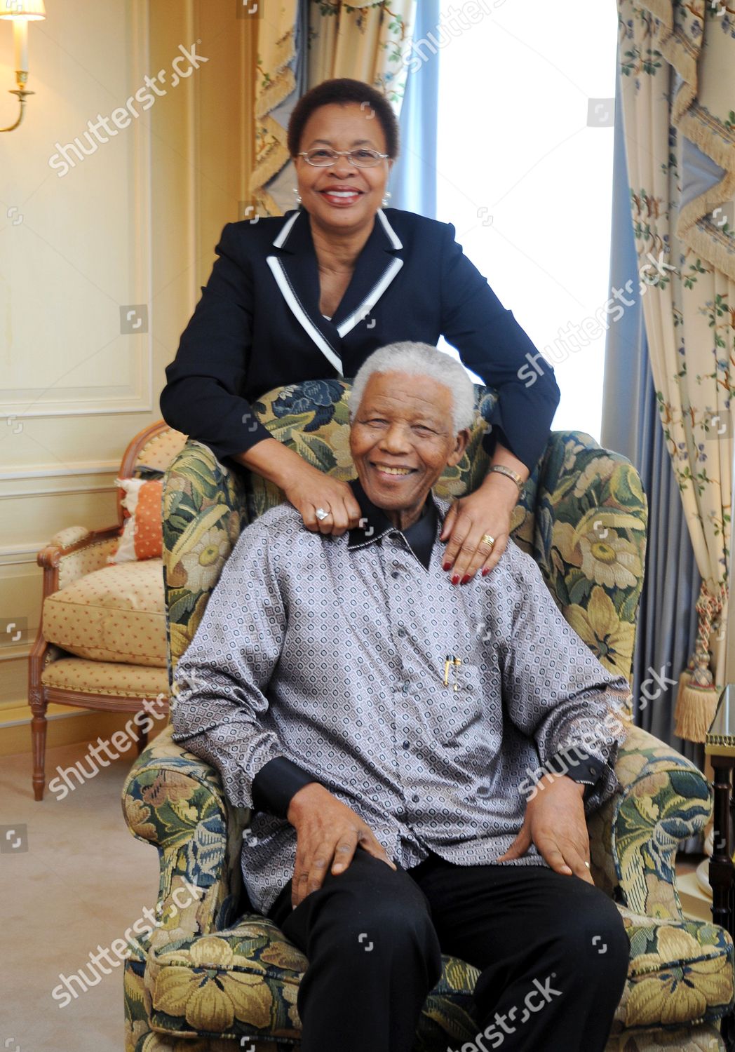 Graca Machel Nelson Mandela Editorial Stock Photo - Stock Image ...