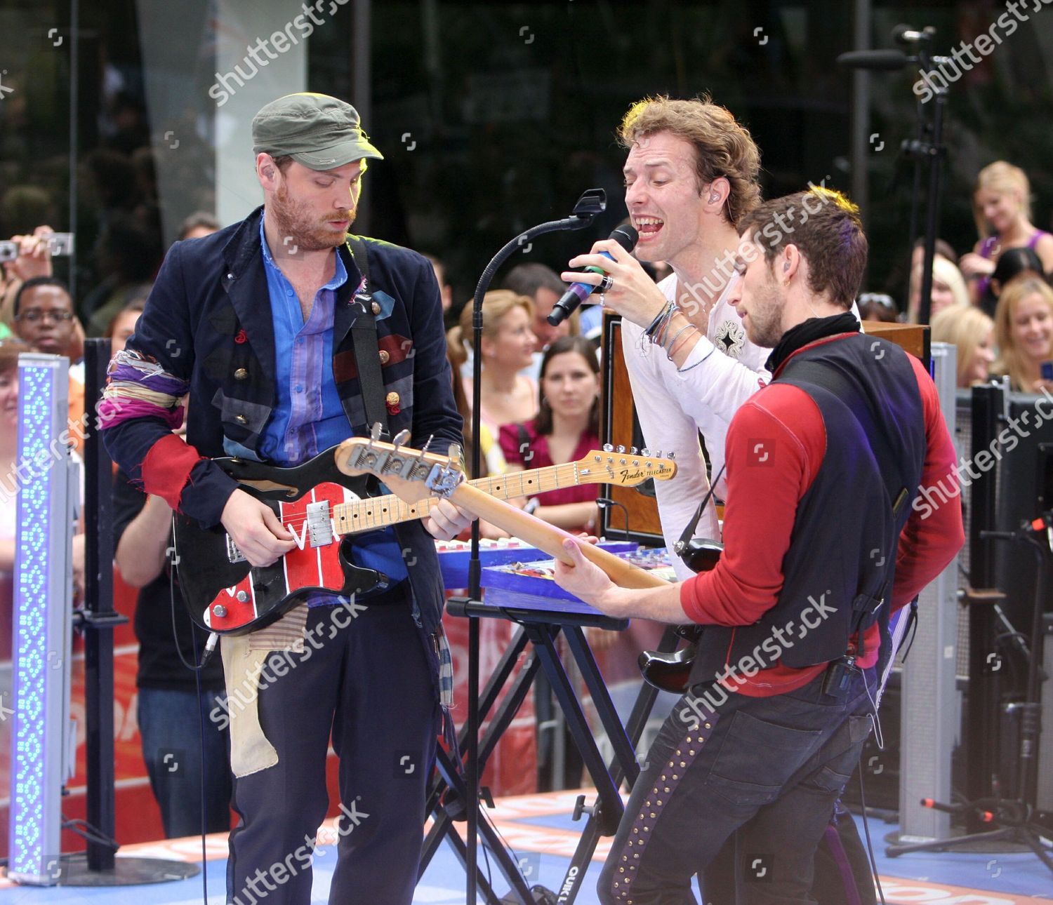 Johnny Buckland Chris Martin Guy Berryman Editorial Stock Photo - Stock ...