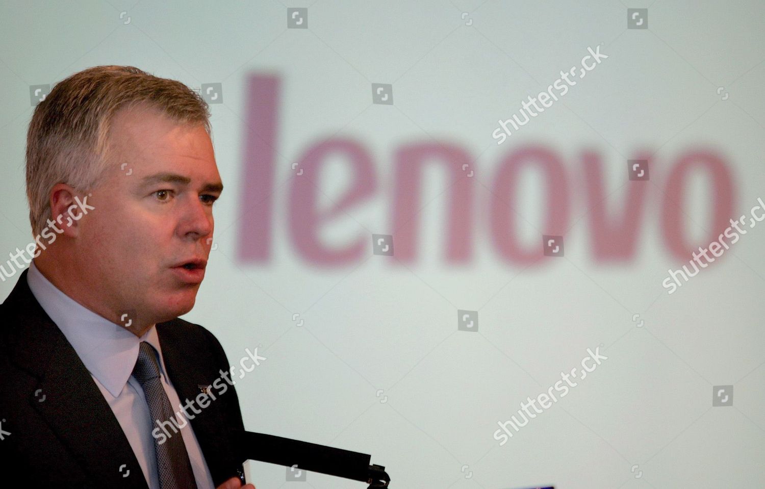 Lenovo Group Ltd Chief Executive Steve Editorial Stock Photo - Stock ...