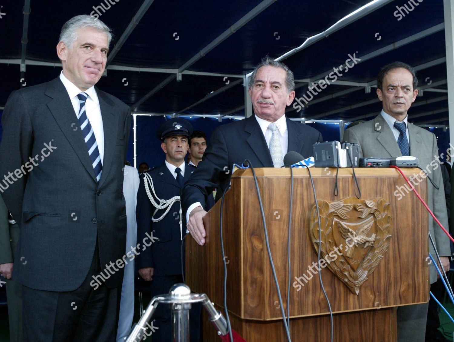 President Republic Cyprus Tassos Papadopoulos C Editorial Stock Photo ...
