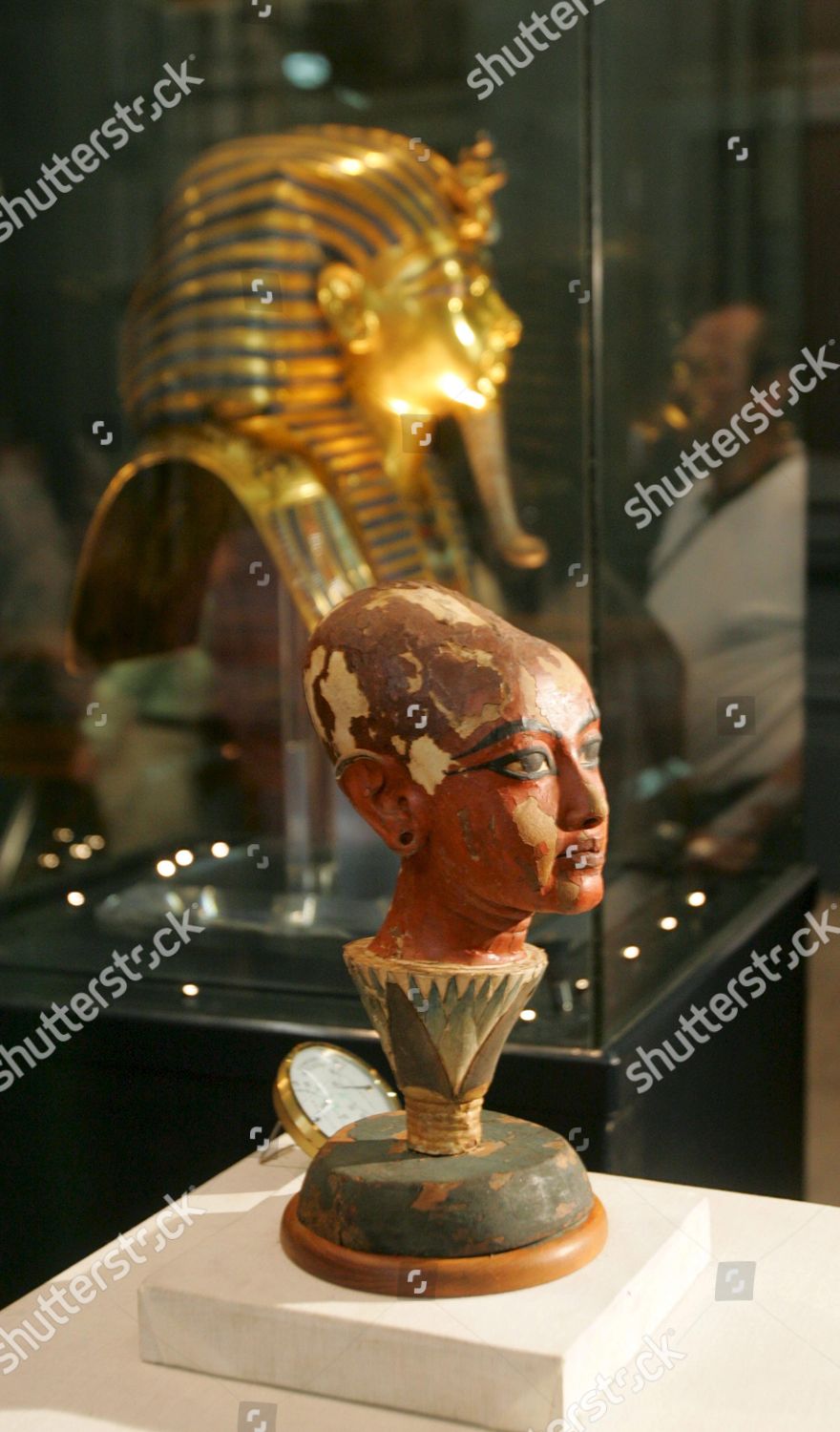Replica Plastic Clay Ancient Egyptian Pharaoh Editorial Stock Photo ...
