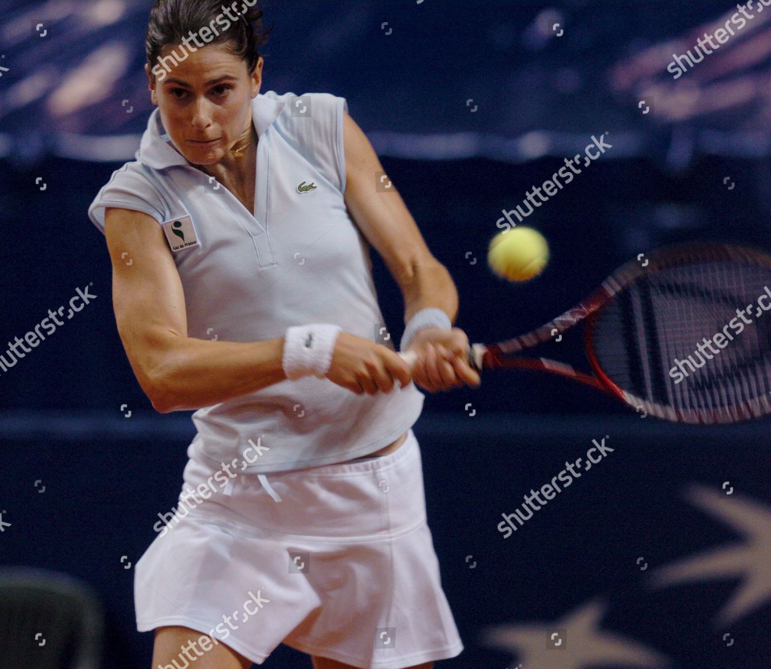 Nathalie Dechy France Returns Ball Against Editorial Stock Photo ...
