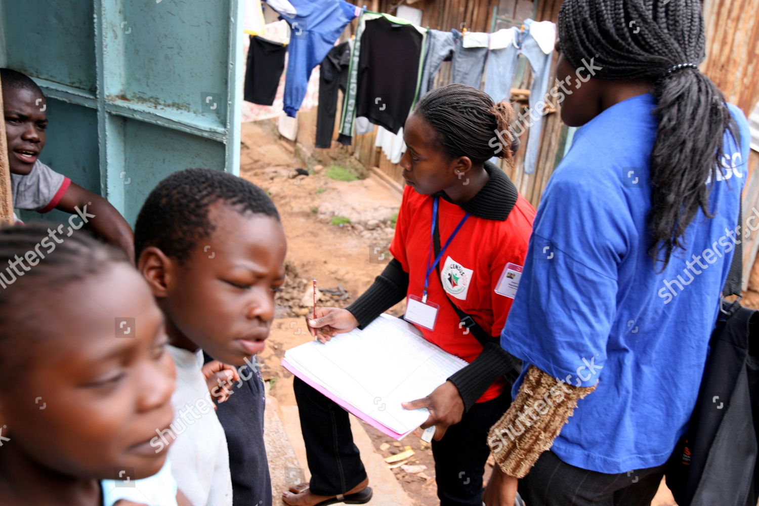 Enumerator Asks Resident Kangemi High Density Editorial Stock Photo ...