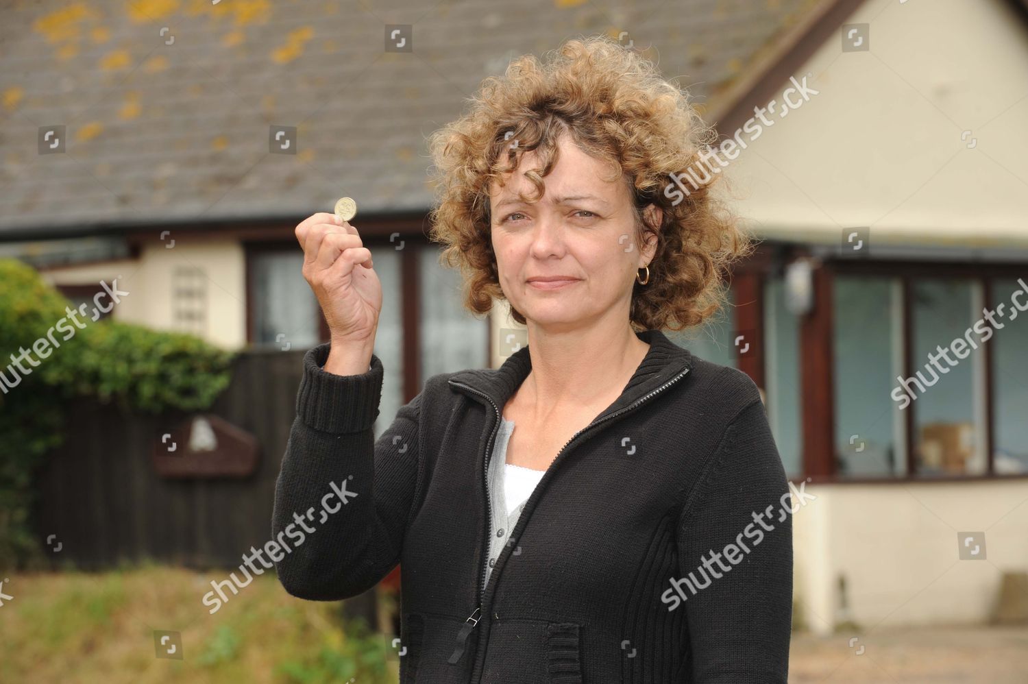 Jane Archer Outside Her House On Editorial Stock Photo - Stock Image ...