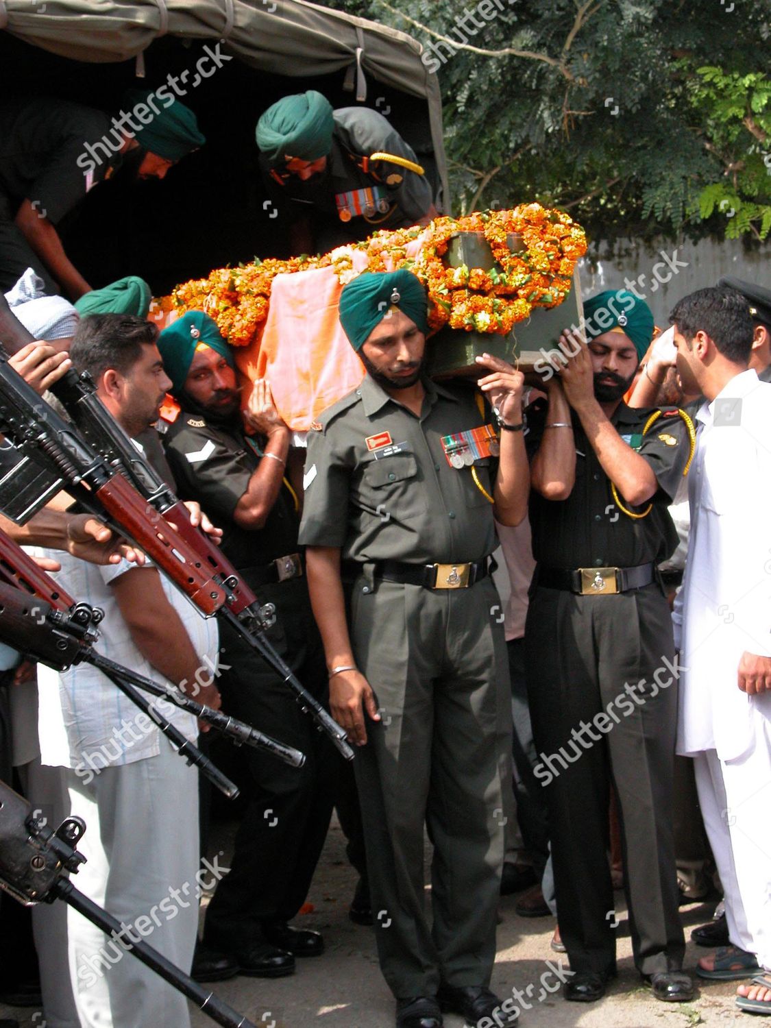 Officers The10th Sikh Light Infantry Carry Editorial Stock Photo ...