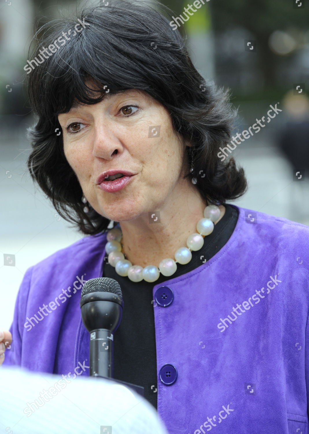 Cnn Foreign News Correspondent Christiane Amanpour Editorial Stock ...