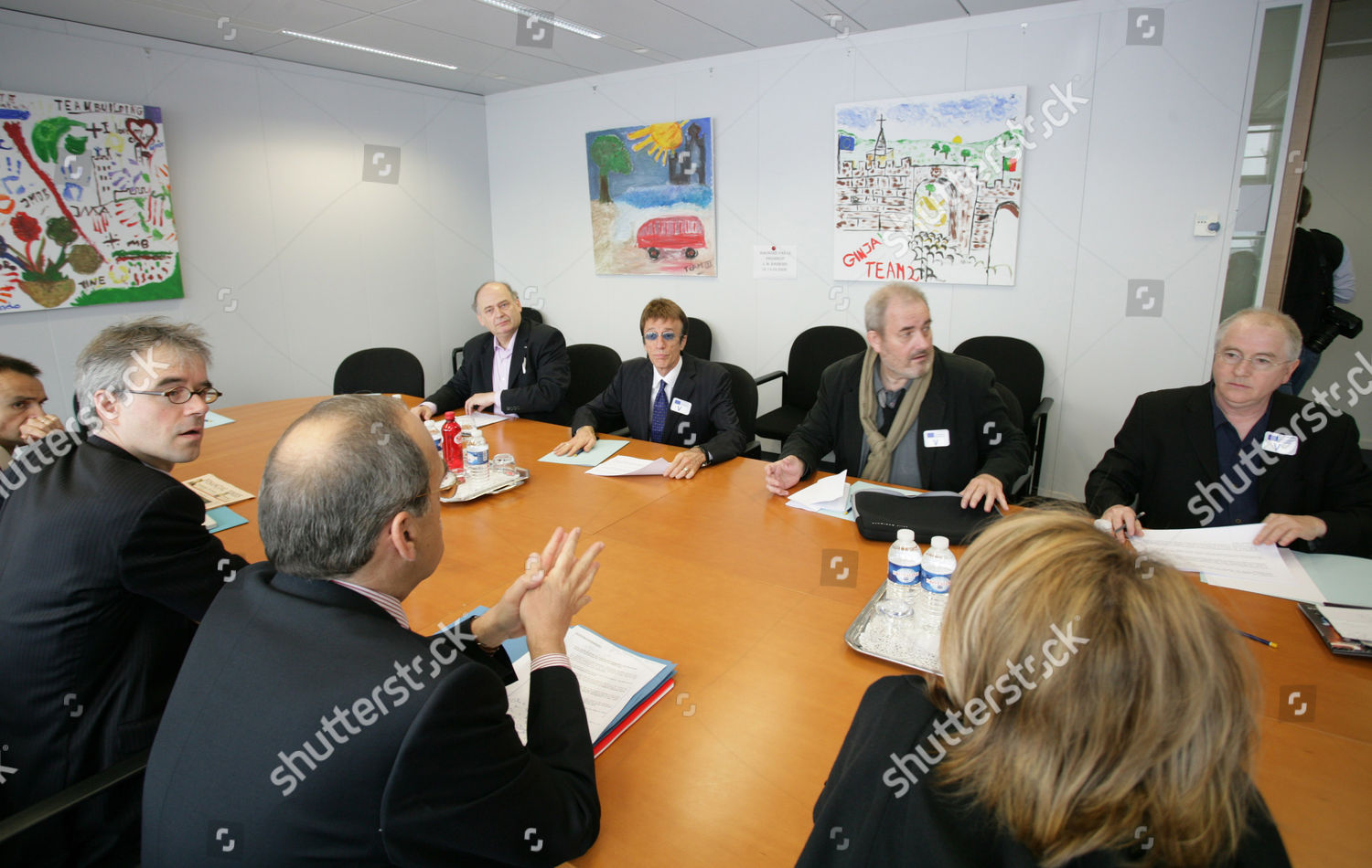 Laurent Petitgirard Robin Gibb David Fergusson Editorial Stock Photo ...
