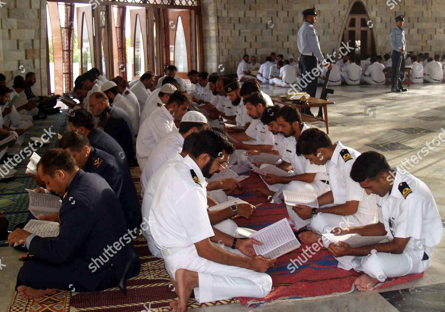 Pakistani Armed Forces Officers Read Holy Editorial Stock Photo - Stock ...