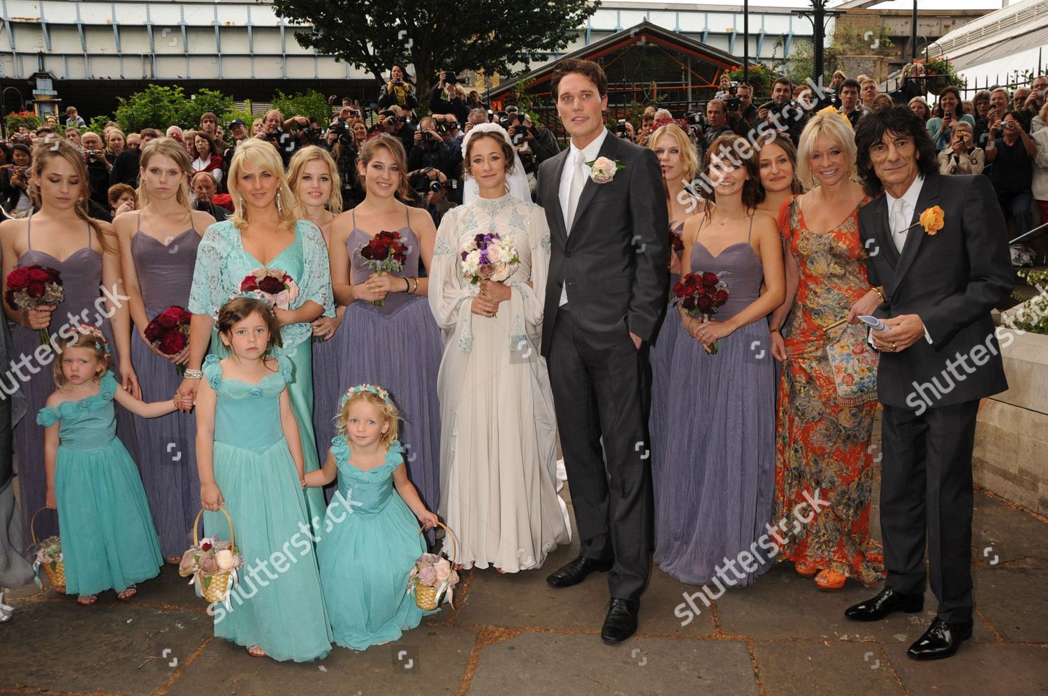 Jack Macdonald Leah Wood Together Bridesmaids Editorial Stock Photo ...