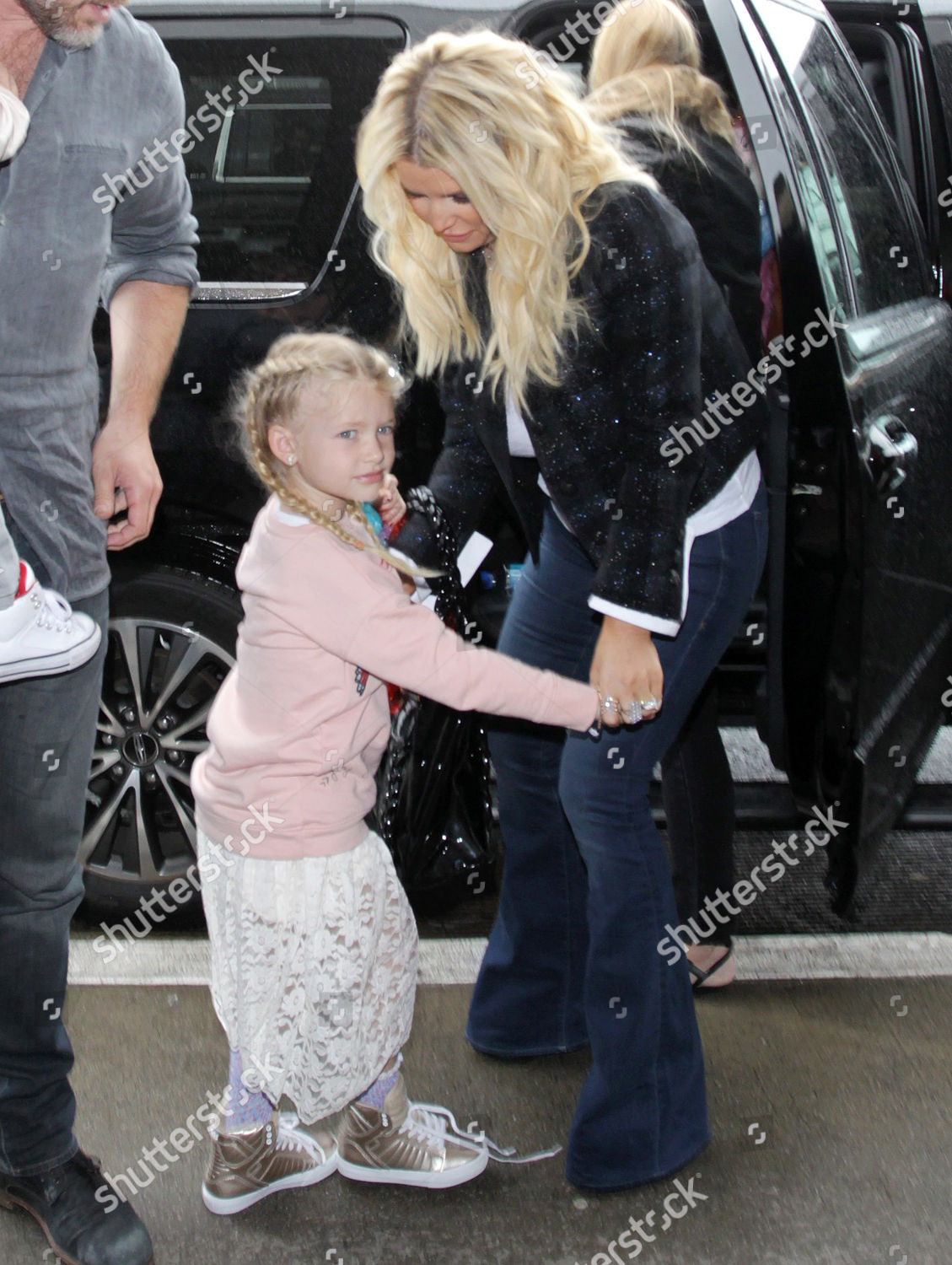 JESSICA SIMPSON DAUGHTER MAXWELL DREW JOHNSON Editorial Stock Photo ...