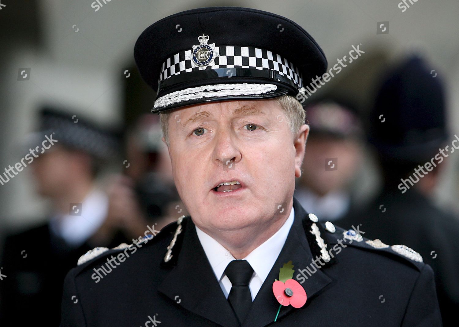 Metropolitan Police Commissioner Sir Ian Blair Editorial Stock Photo ...