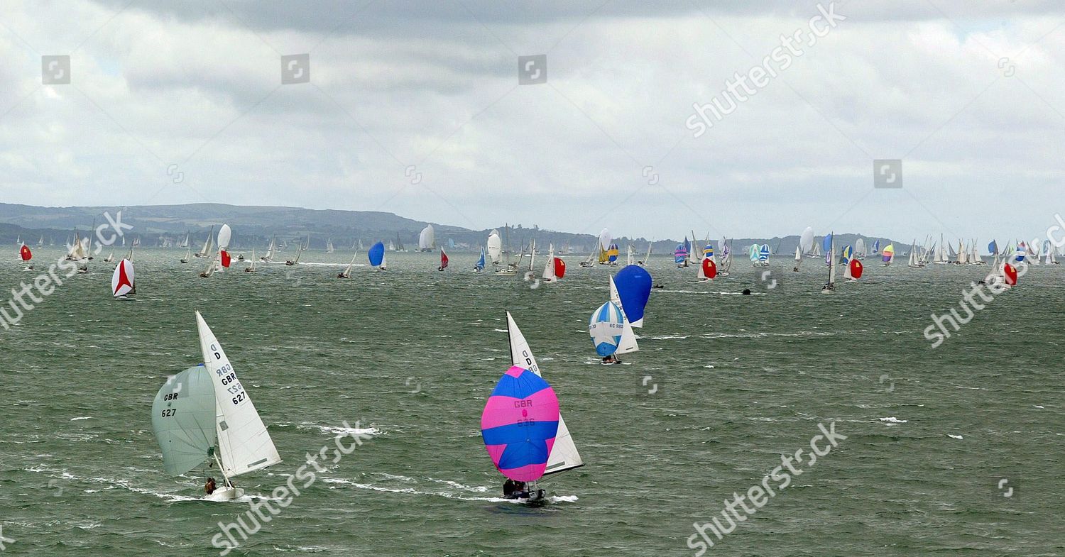Solent Comes Alive Array Colours Sailing Editorial Stock Photo - Stock ...