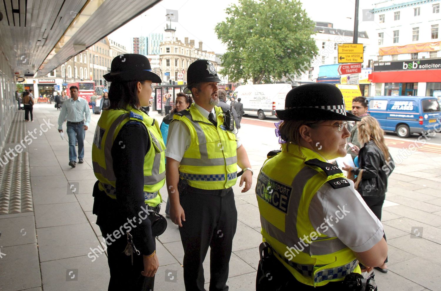 British Transport Police Officer Keep Vigilant Editorial Stock Photo ...