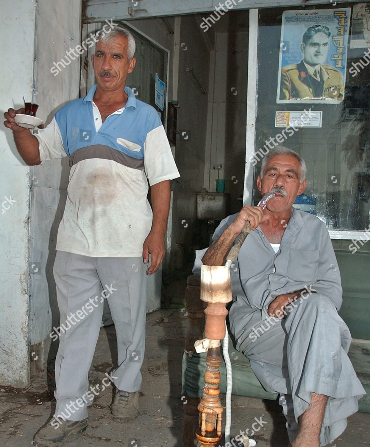 Iraqi Man Smokes Argeelah Hubble Bubble Editorial Stock Photo - Stock ...