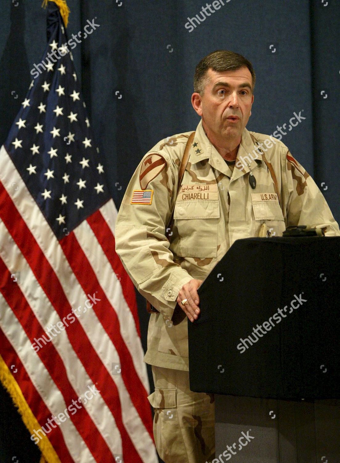 Us Major General Peter Chiarelli Commander Editorial Stock Photo ...