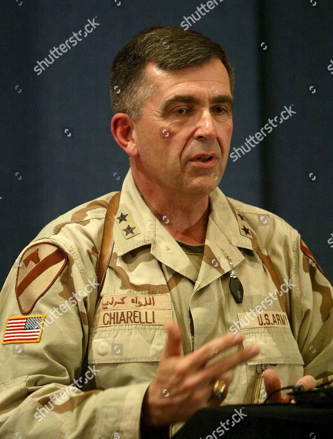 Us Major General Peter Chiarelli Commander Editorial Stock Photo ...