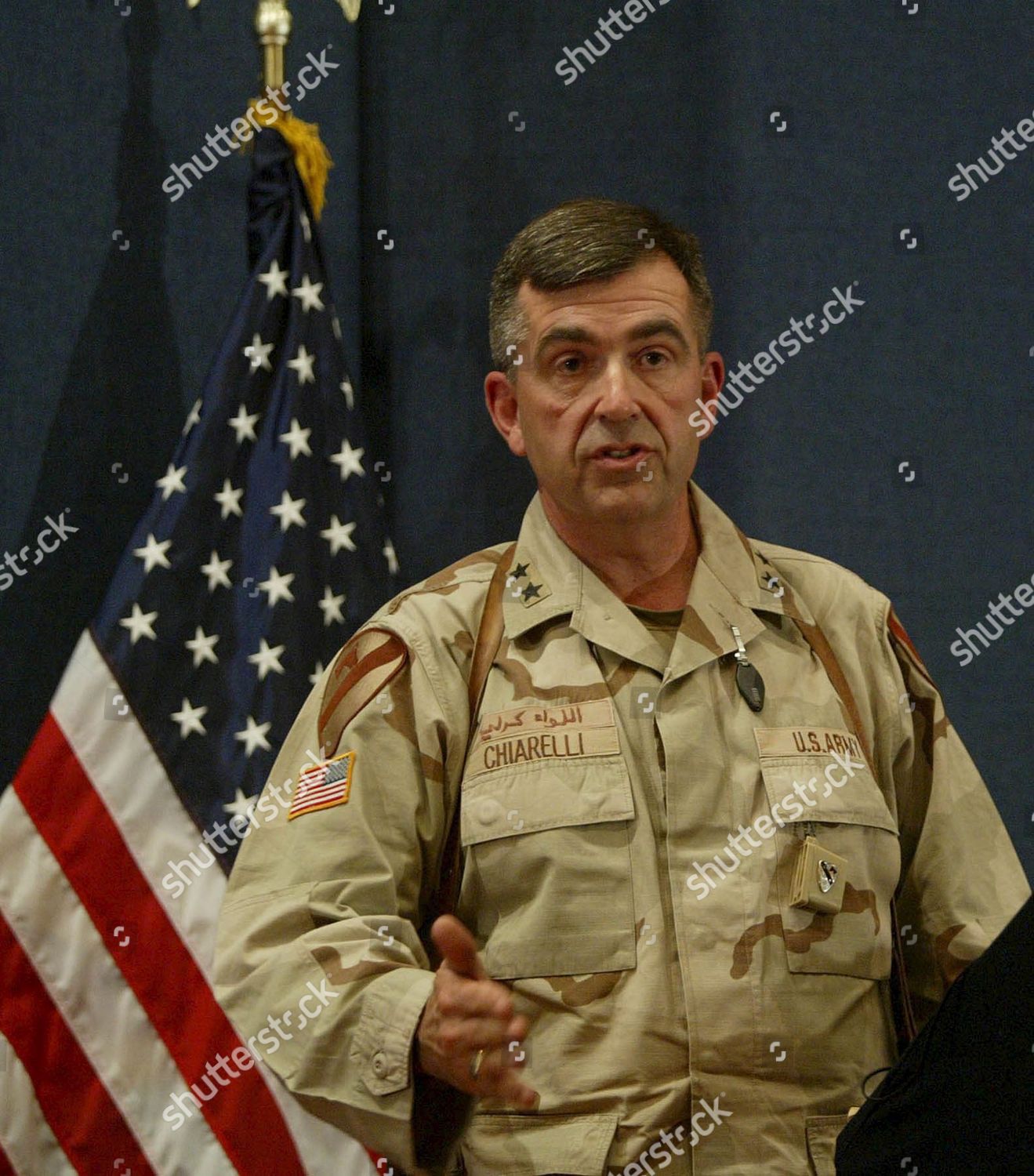 Us Major General Peter Chiarelli Commander Editorial Stock Photo ...