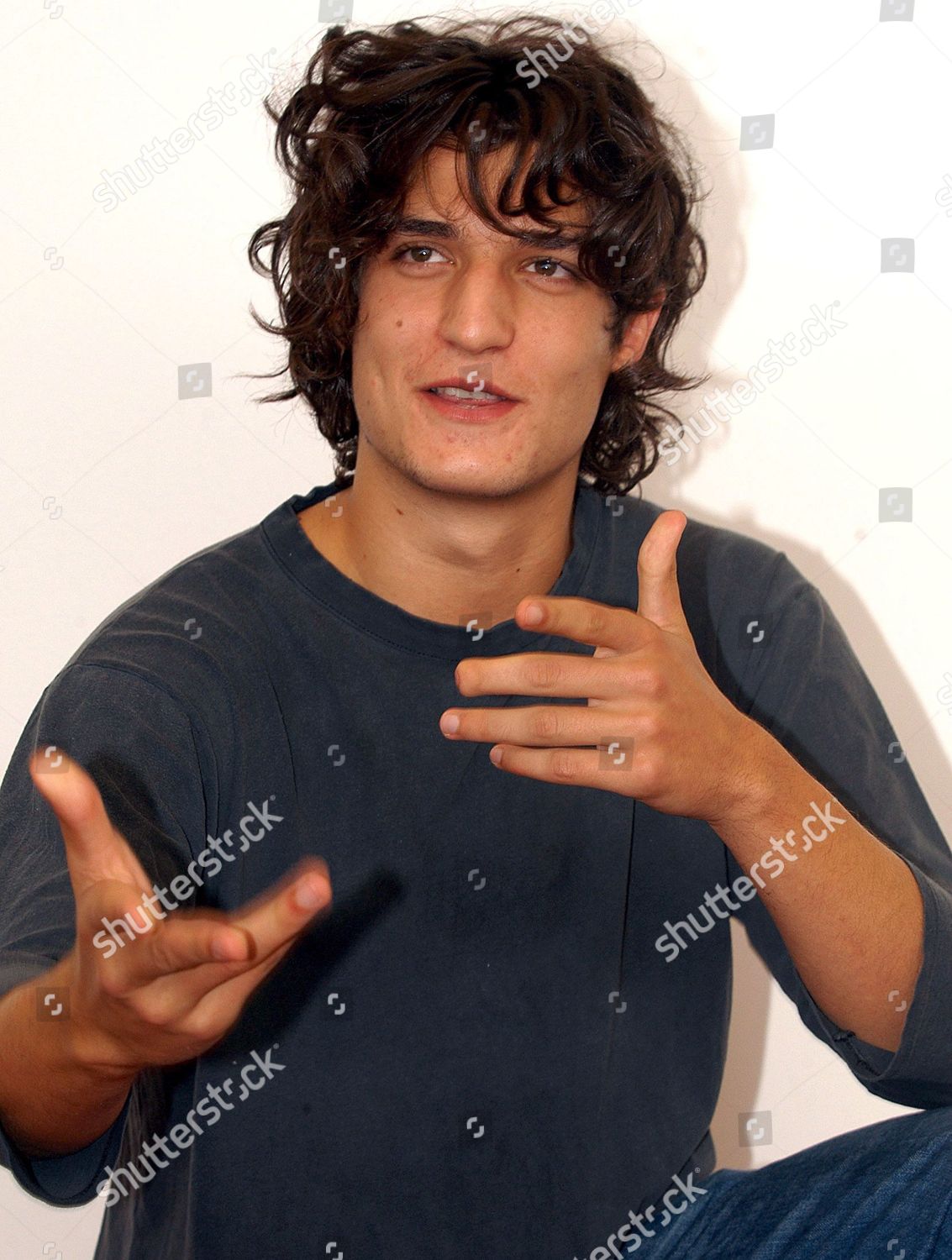 French Actor Louis Garrel Poses Photo Editorial Stock Photo - Stock ...
