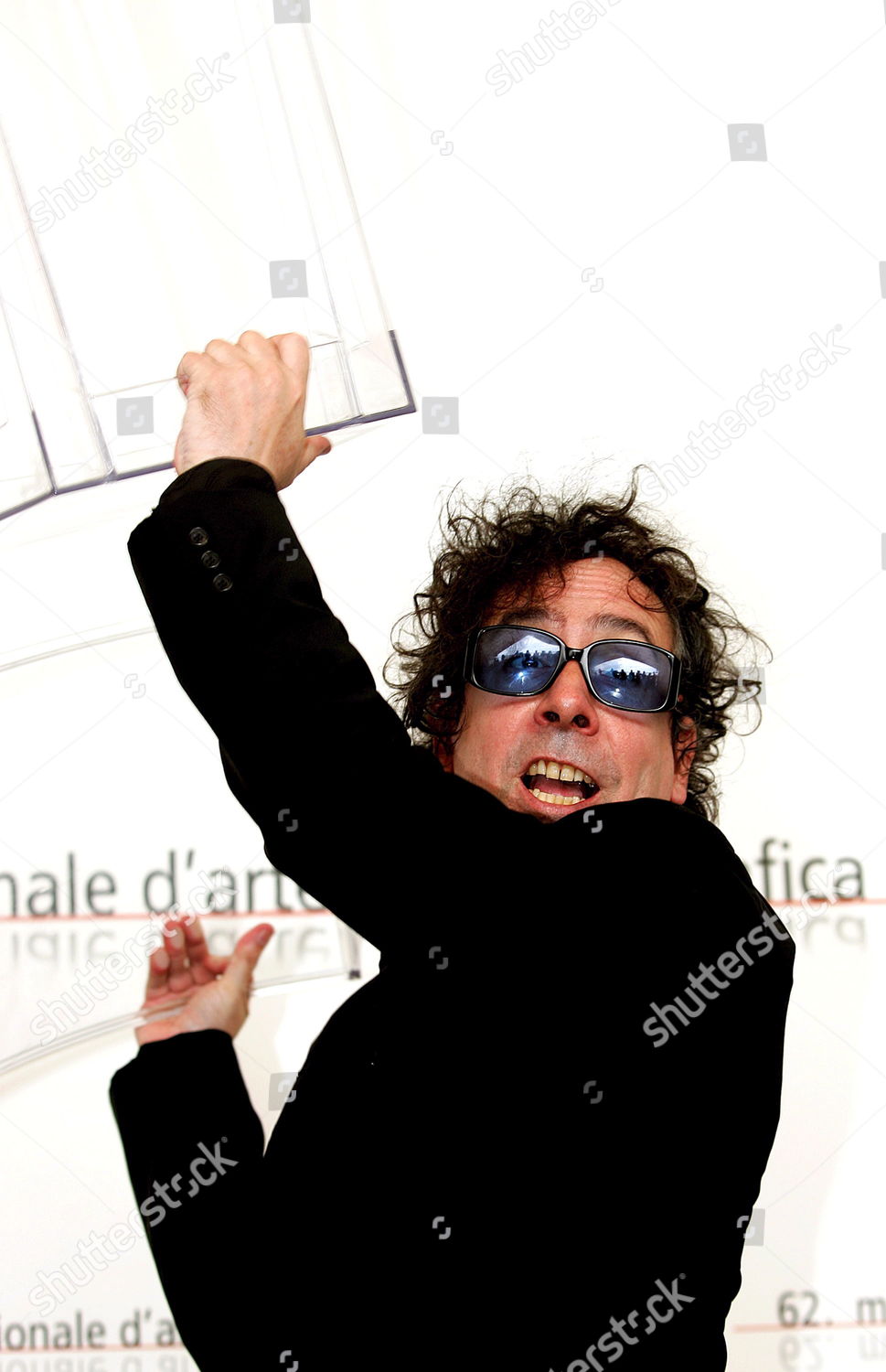 American Director Tim Burton Poses Photo Editorial Stock Photo - Stock ...