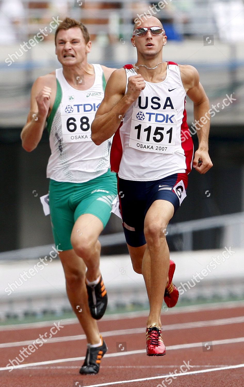 Jeremy Wariner Usa His 400m First Editorial Stock Photo - Stock Image ...