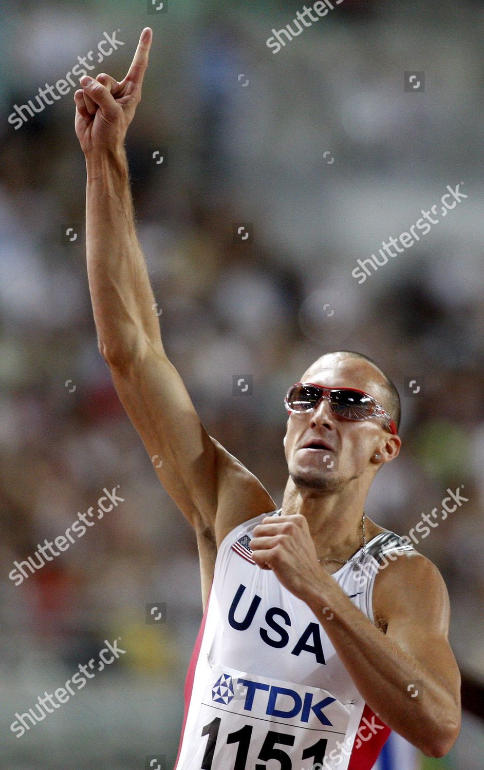Jeremy Wariner Usa Wins 400m Final Editorial Stock Photo - Stock Image ...