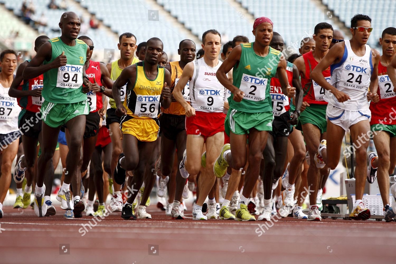 Pack Runners Shortly After Start Mens Editorial Stock Photo - Stock ...