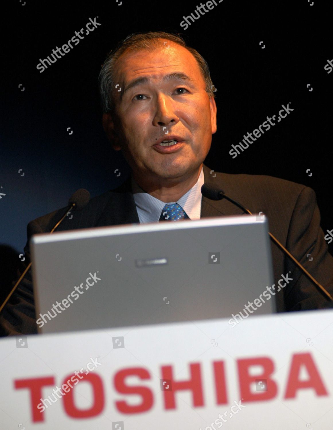 Toshiba President Ceo Atsutoshi Nishida Speaks Editorial Stock Photo - Stock Image | Shutterstock