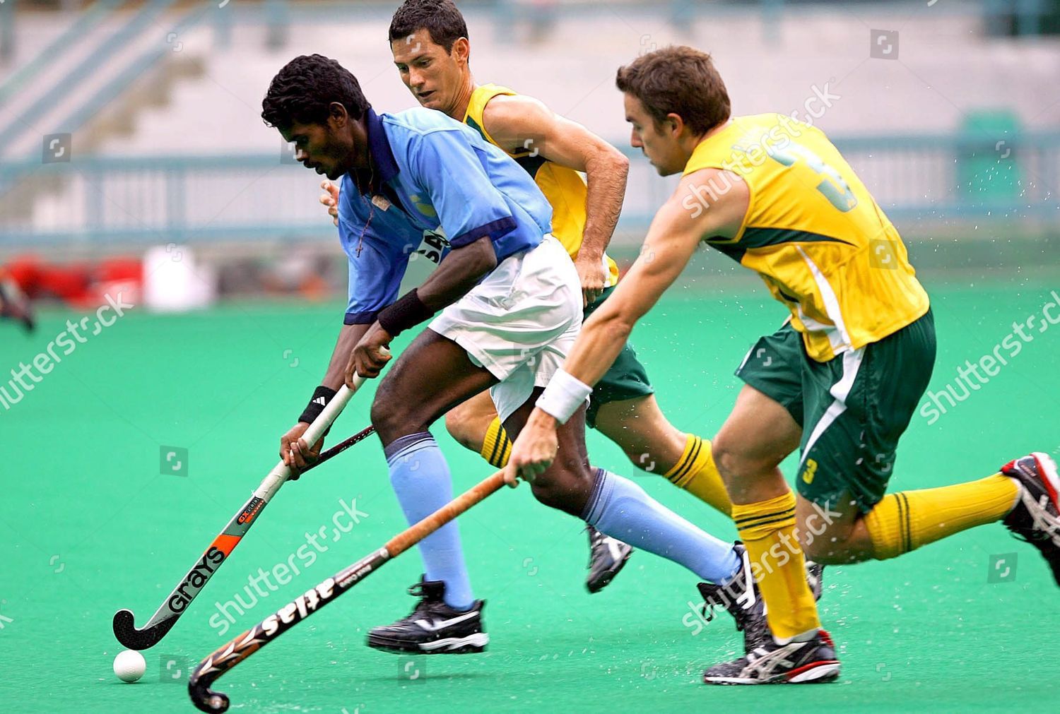 Indias Ignace Tirkey L Beats Australian Editorial Stock Photo - Stock ...