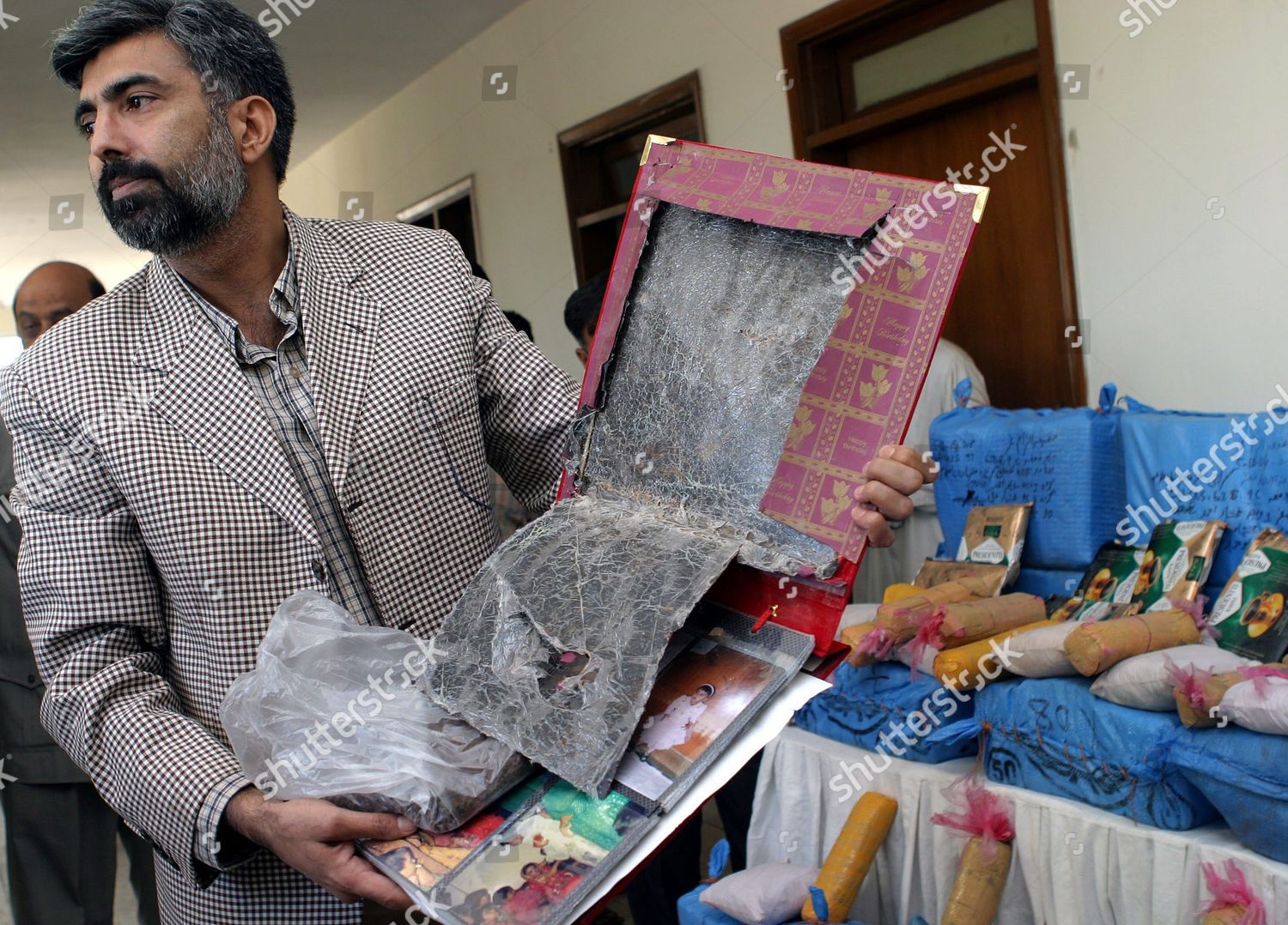 Pakistan Anti Narcotics Force Official Displays Editorial Stock Photo ...