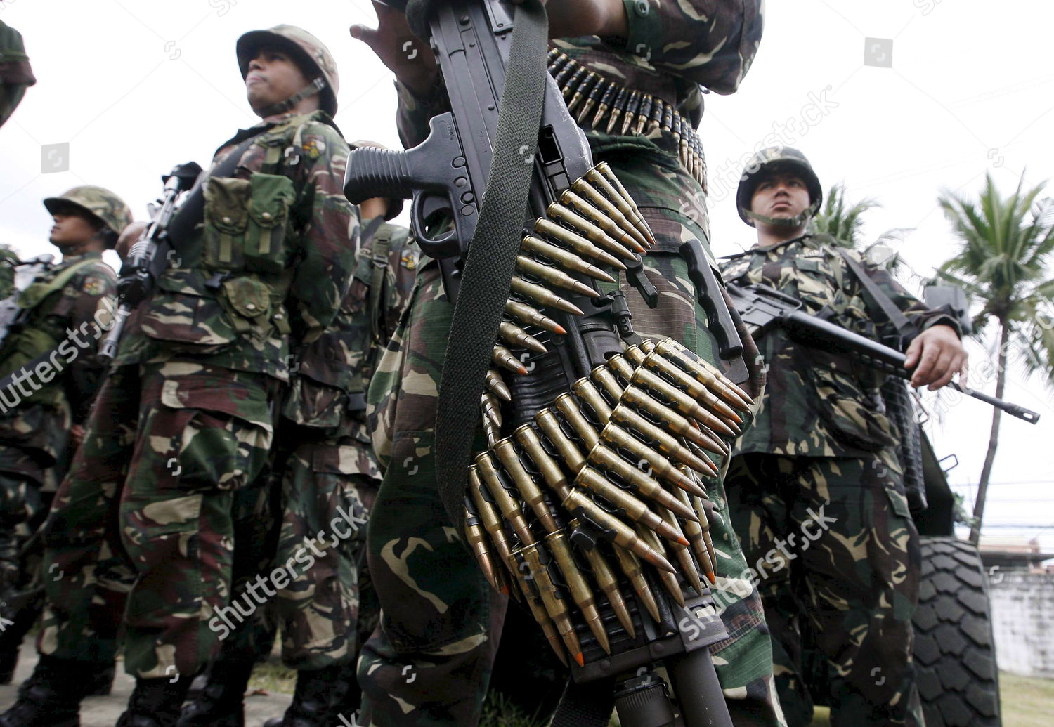 Filipino Army Soldiers 1st Armour Cavalry Editorial Stock Photo - Stock ...