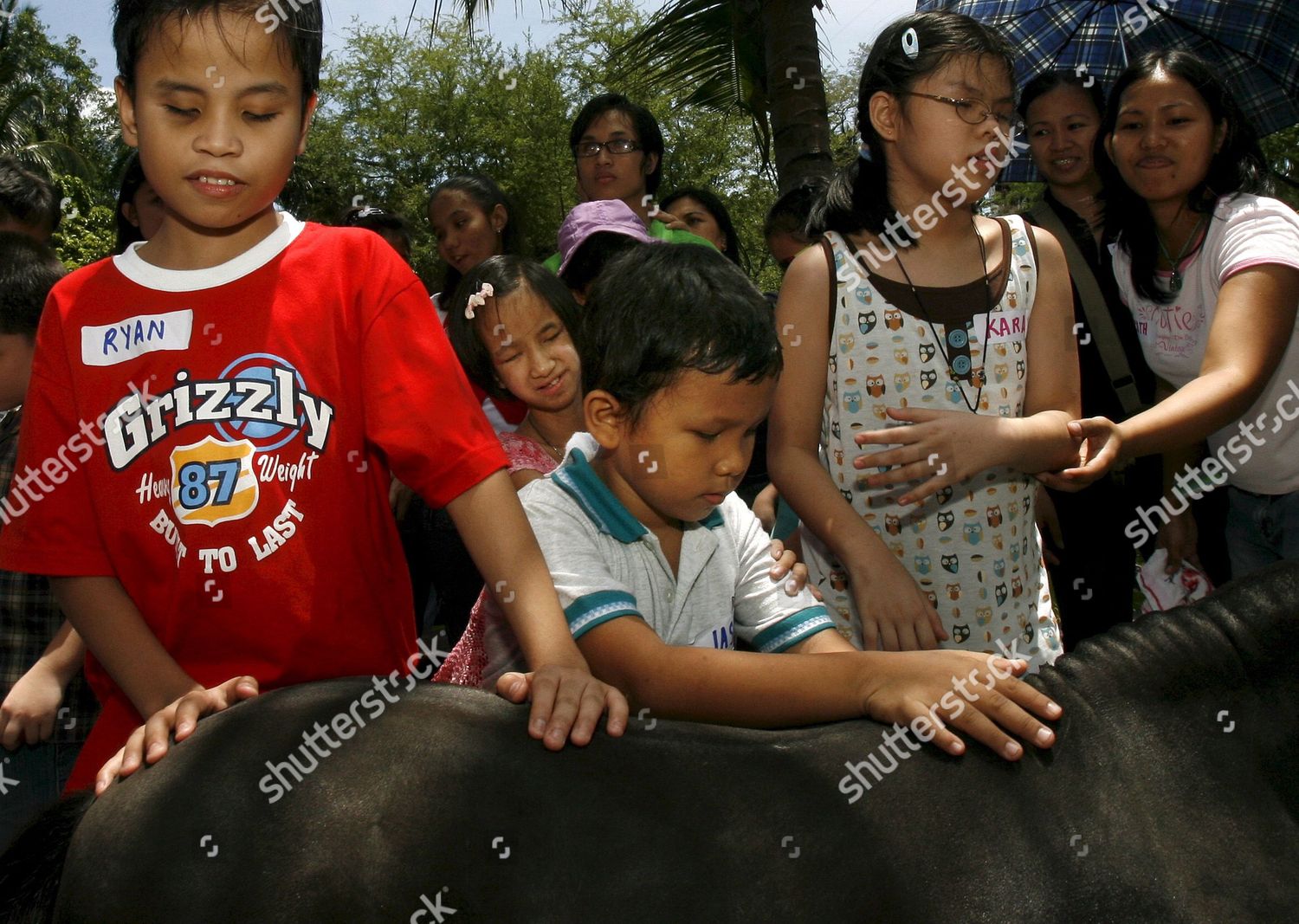 Blind Filipino Children React They Touch Editorial Stock Photo - Stock ...