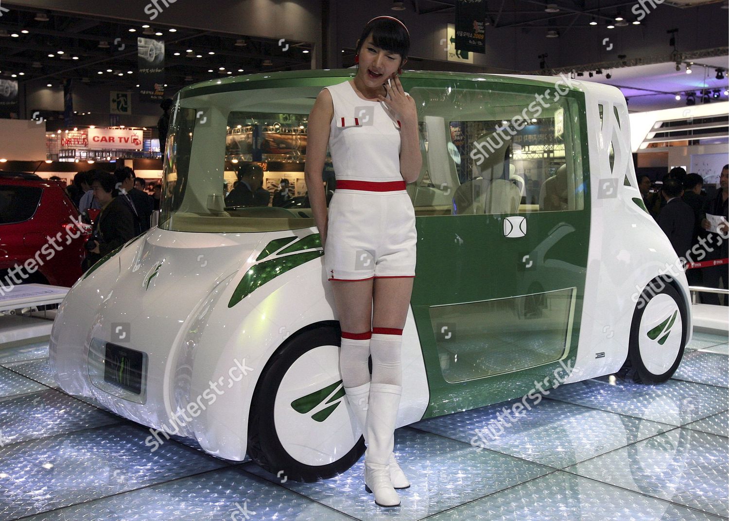 Toyota Introduces Concept Car Rin During Editorial Stock Photo - Stock ...