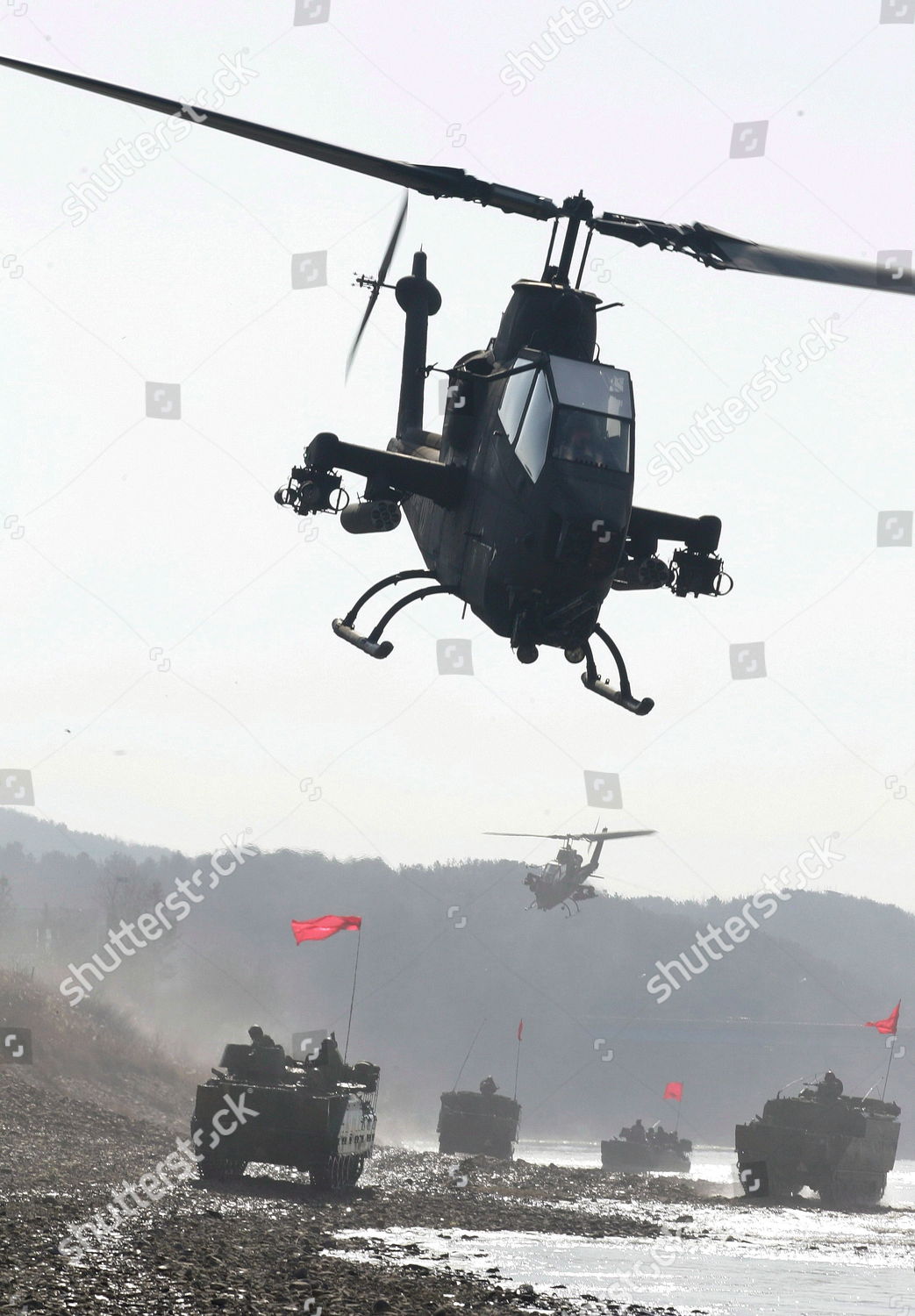 South Korean K200 Tanks Ah1s Cobra Editorial Stock Photo - Stock Image ...