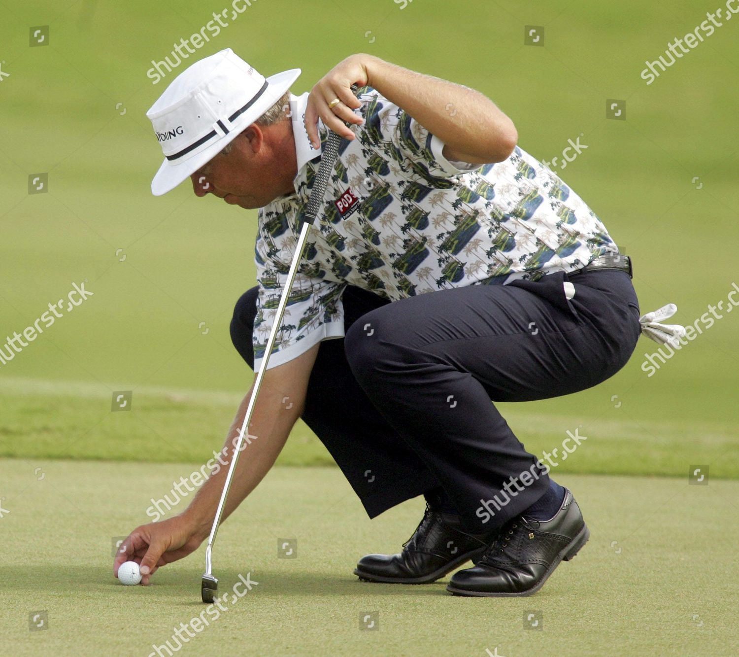 Pga Professional Kirk Triplett Usa Gets Editorial Stock Photo - Stock ...