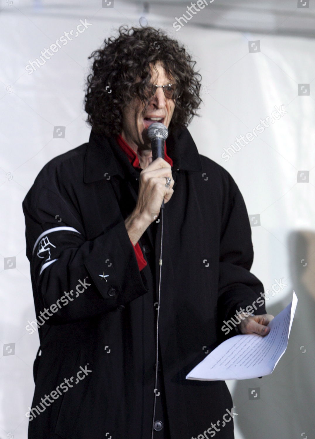Howard Stern Addresses His Audience Rally Editorial Stock Photo - Stock ...
