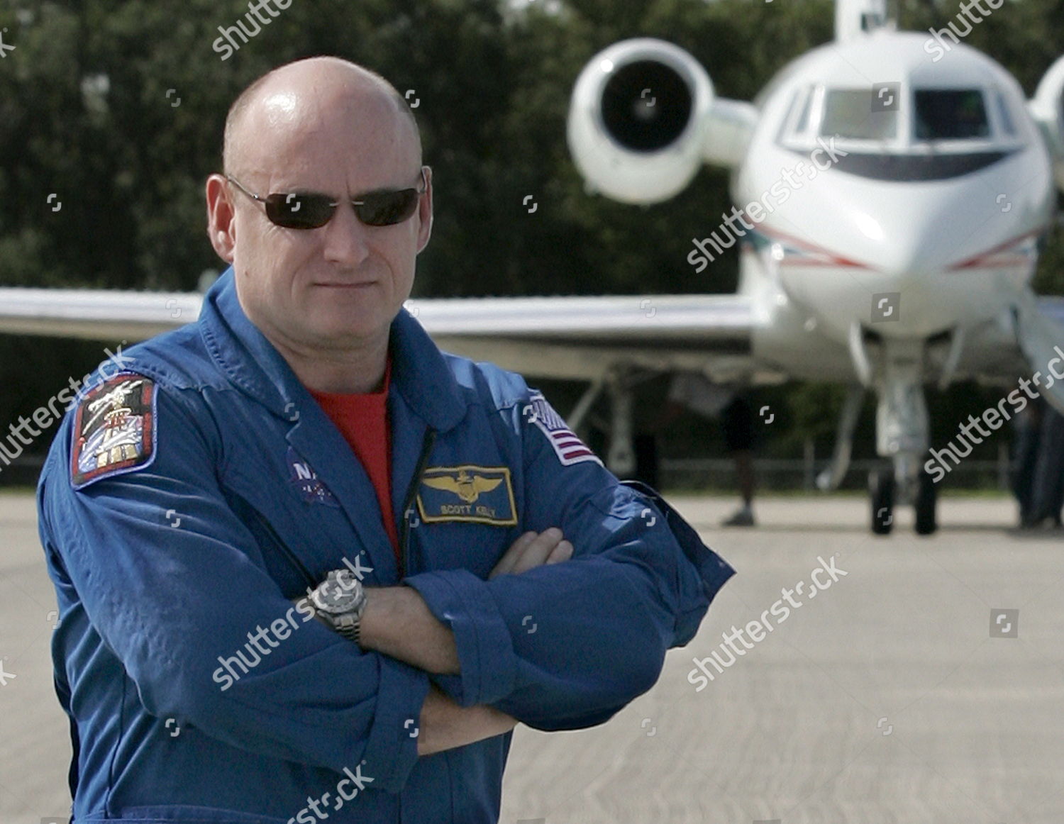 Sts118 Commander Scott Kelly Kennedy Space Editorial Stock Photo ...