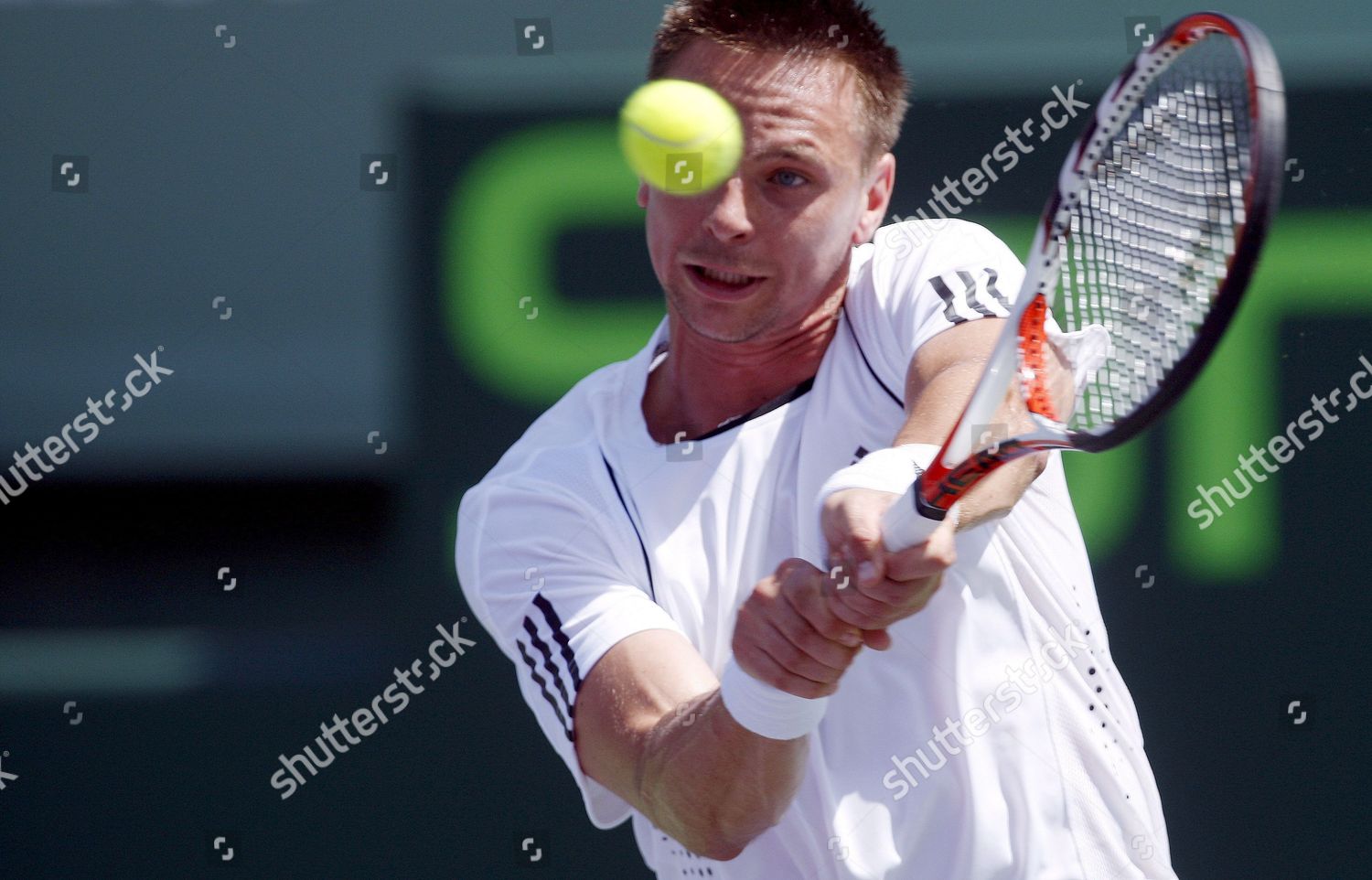 Robin Soderling Sweden Returns Shot Roger Editorial Stock Photo - Stock ...