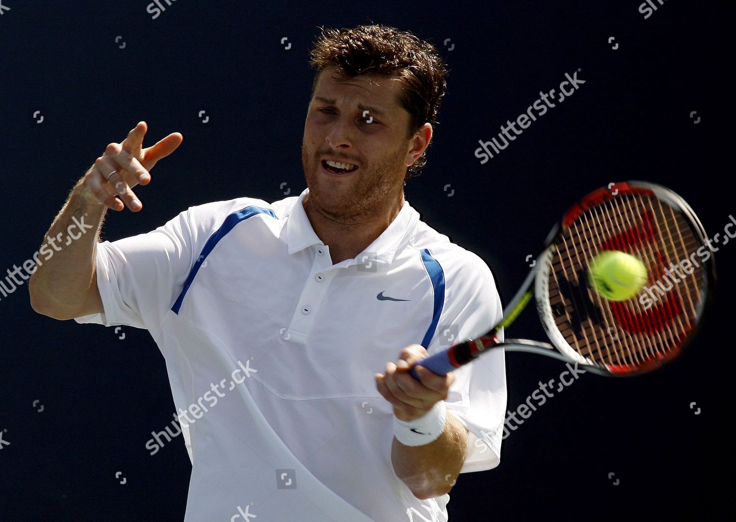 Michael Berrer Germany Hits Forehand Return Editorial Stock Photo ...