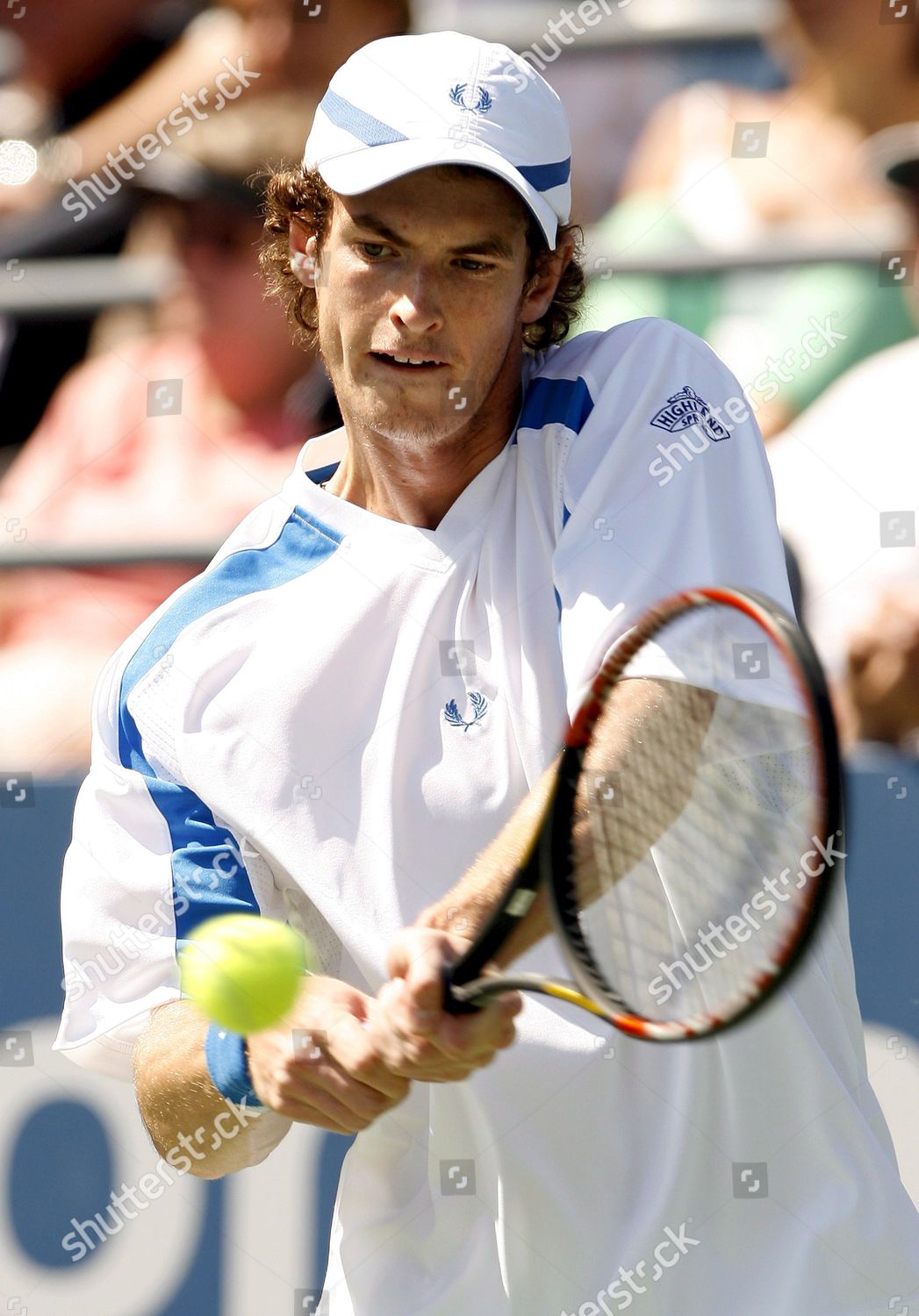 Andy Murray Great Britain Hits Backhand Editorial Stock Photo - Stock ...